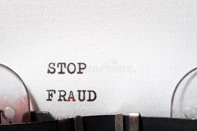 Stop fraud phrase stock photo. Image of fashioned, quote - 202434786