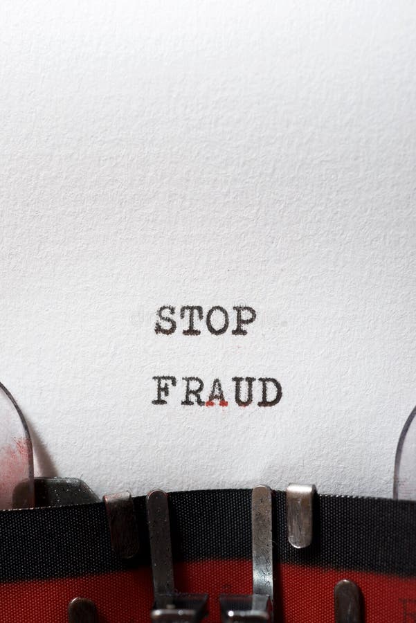 Stop fraud phrase stock image. Image of alert, quote - 202434815