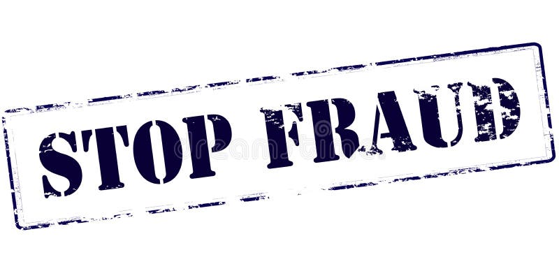 Stop fraud stock vector. Illustration of sign, grungy - 82272458