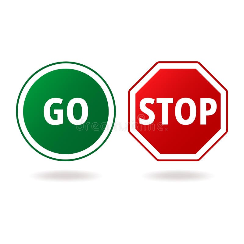 Stop Go Sign Stock Illustrations – 1,846 Stop Go Sign Stock ...