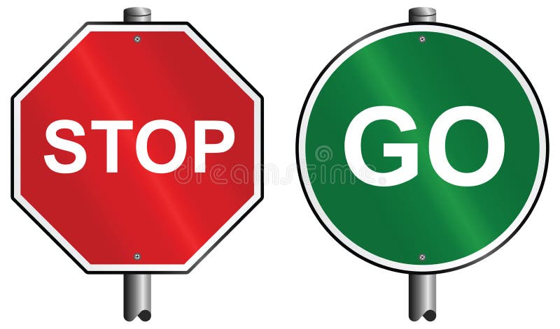 Stop Go Signs Stock Illustrations – 275 Stop Go Signs Stock ...
