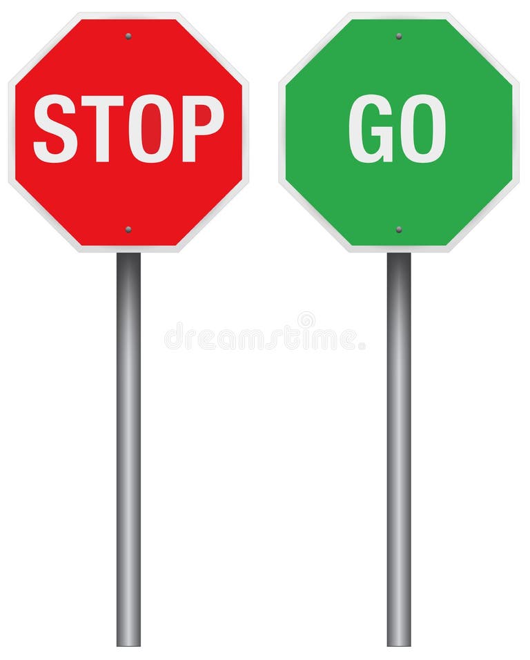 Stop Go Signs Stock Illustrations – 275 Stop Go Signs Stock ...