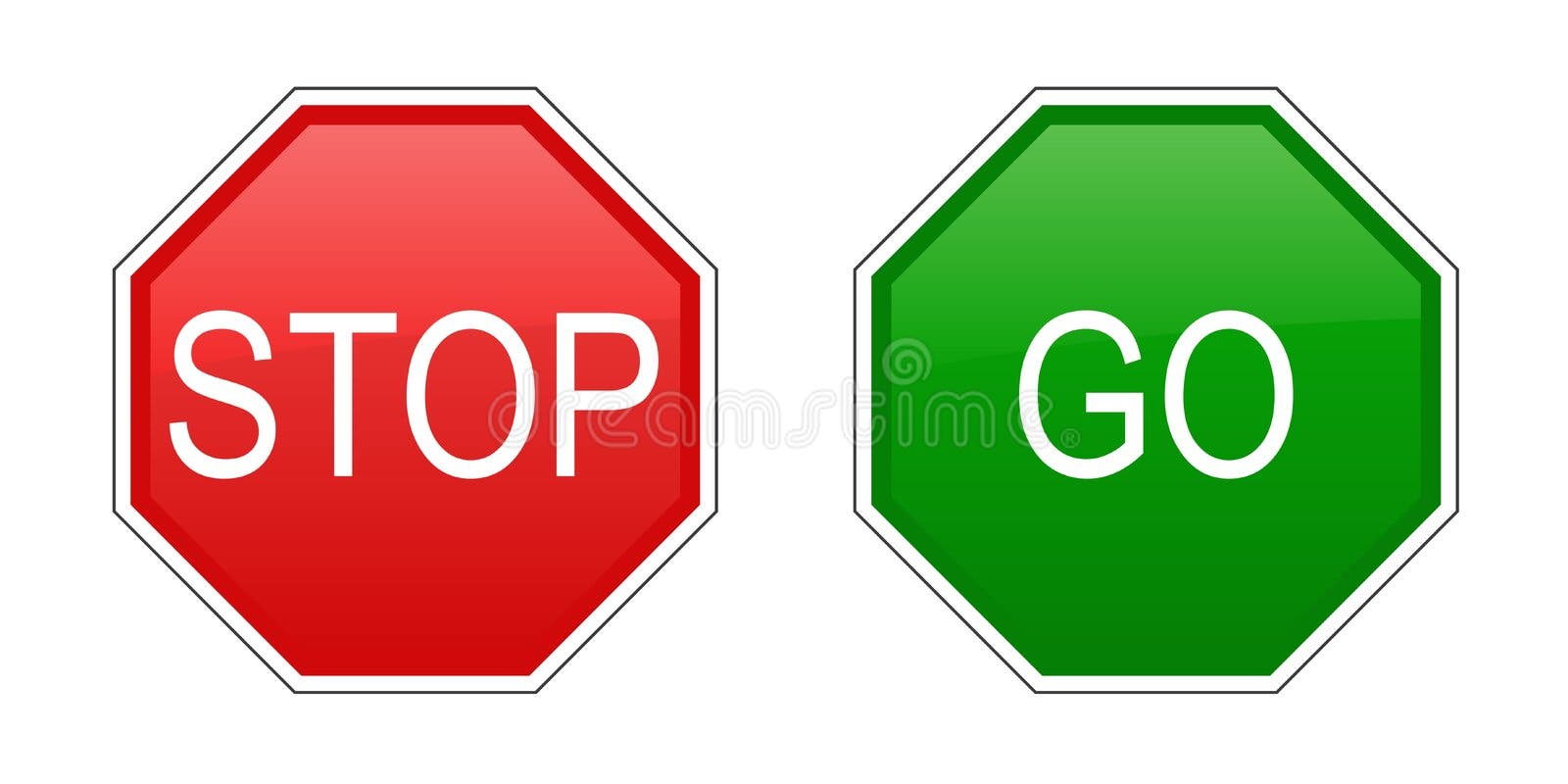 Stop Go Signs Stock Illustrations – 244 Stop Go Signs Stock ...