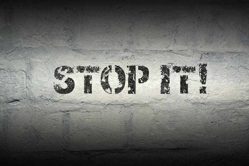 Stop it GR stock image. Image of grunge, safety, closed - 86117747
