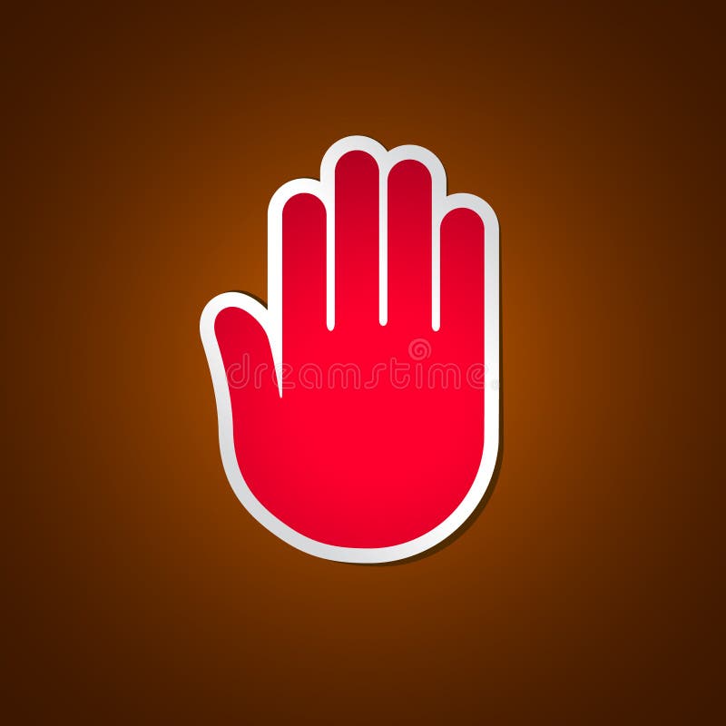 Stop Hand Stock Illustrations – 74,893 Stop Hand Stock Illustrations ...