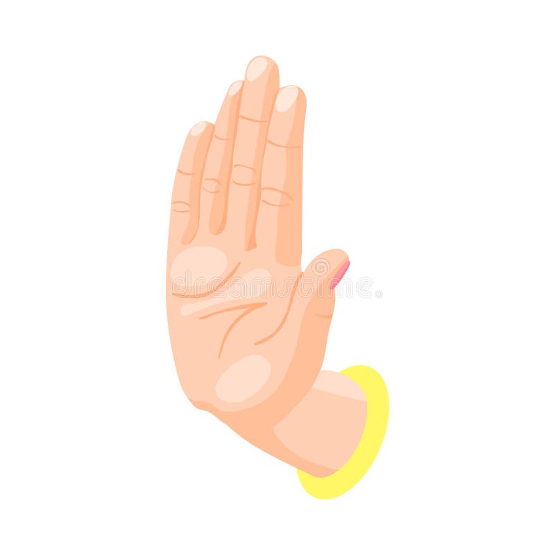 Stop Hand Gesture stock vector. Illustration of signal - 272287713 Stop Hand Gesture stock vector. Illustration of signal - 272287713