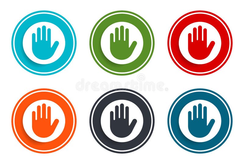 Stop Hand Stock Illustrations – 61,720 Stop Hand Stock Illustrations ...