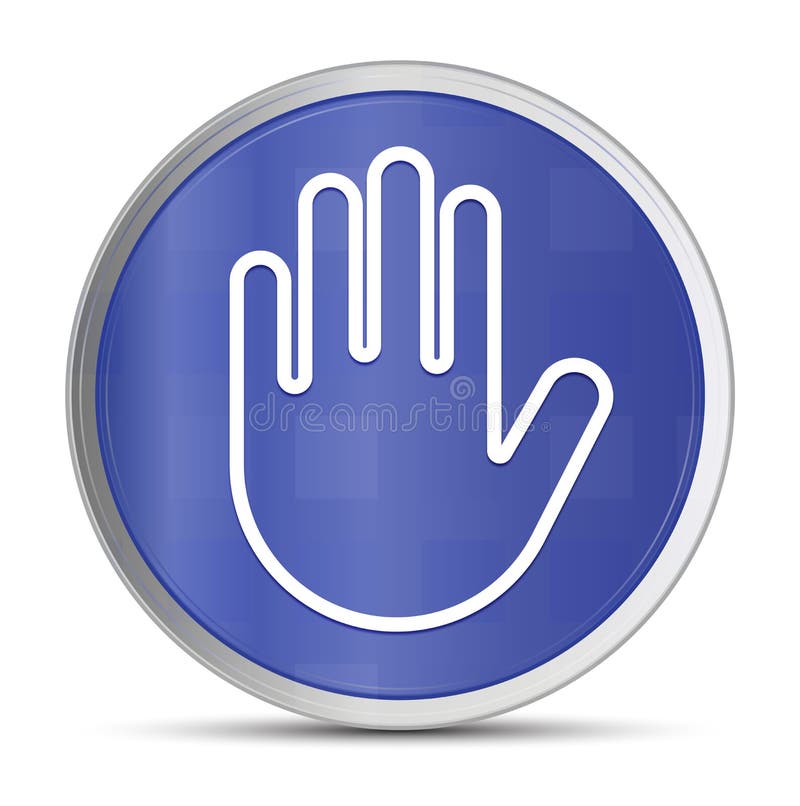 Key Icon Prime Blue Round Button Vector Illustration Design Silver ...