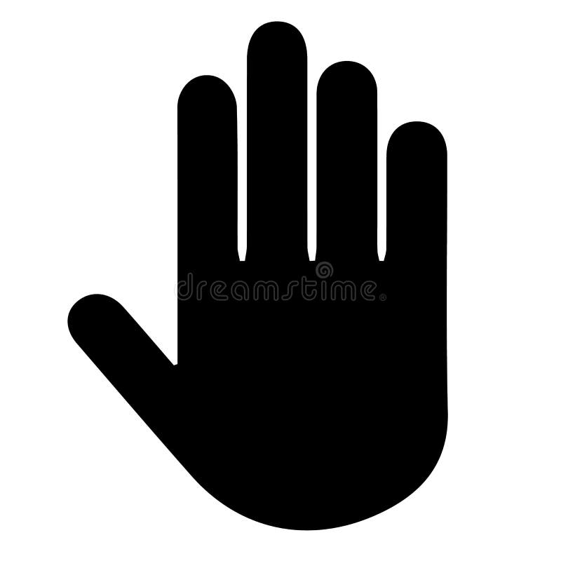 Stop Hand Vector Icon. Vector Illustration EPS 10 Stock Vector ... Stop Hand Vector Icon. Vector Illustration EPS 10 Stock Vector ...