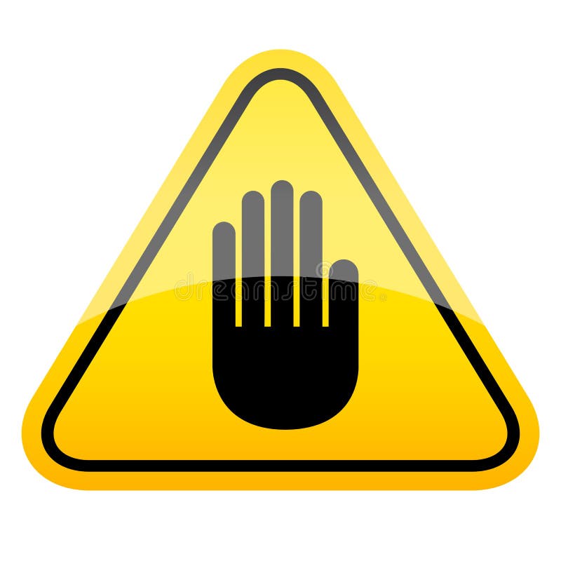 Wait sign stock illustration. Illustration of stay, color - 38658432