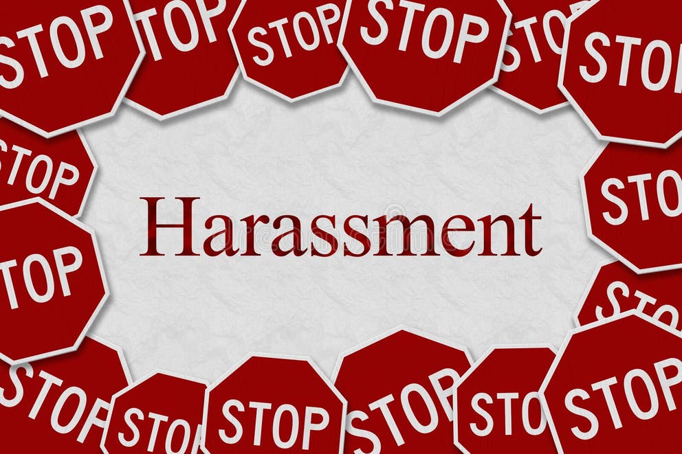 Stop Harassment message stock photo. Image of road, abuse - 308240514