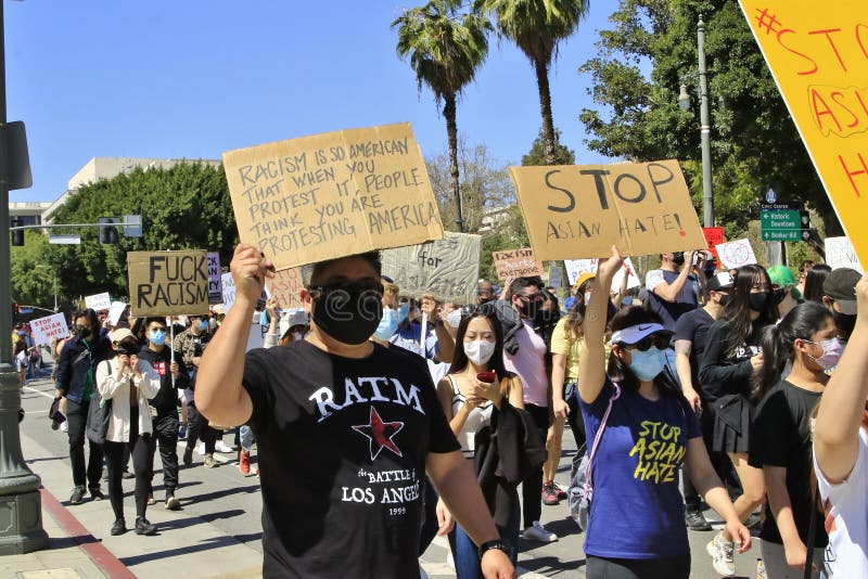 Stop the Hate rally editorial image. Image of china - 214516905