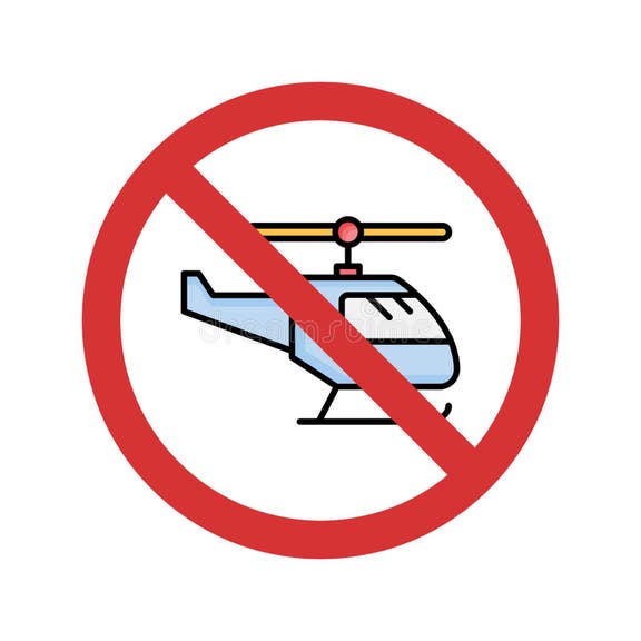 Stop Helicopter Isolated Vector Icon Which Can Easily Modify or Edit ...