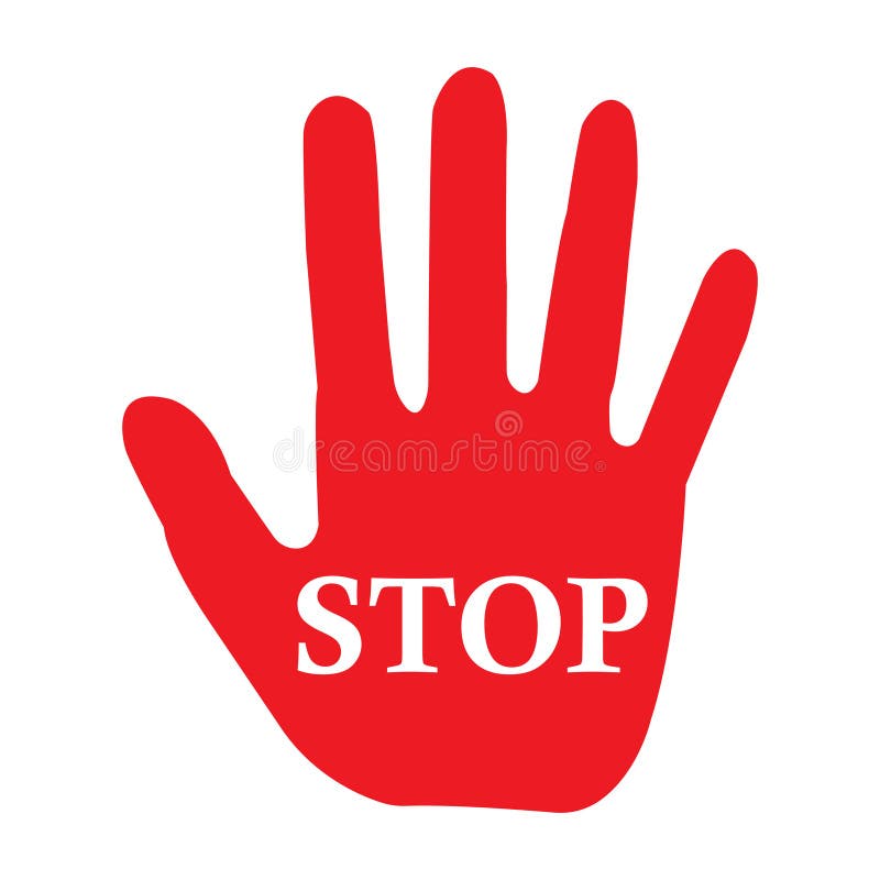 Stop icon stock vector. Illustration of trespassing - 287168334