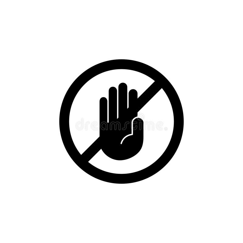 Stop Icon Vector. Stop Road Sign Stock Vector - Illustration of ...