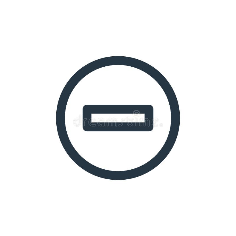 Stop Icon Vector from Driving School Concept. Thin Line Illustration of ...