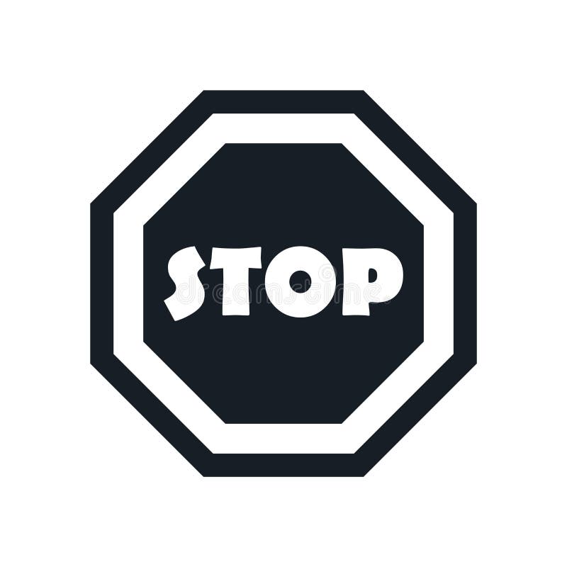 Bus Stop Icon Vector Isolated on White Background, Bus Stop Sign ...