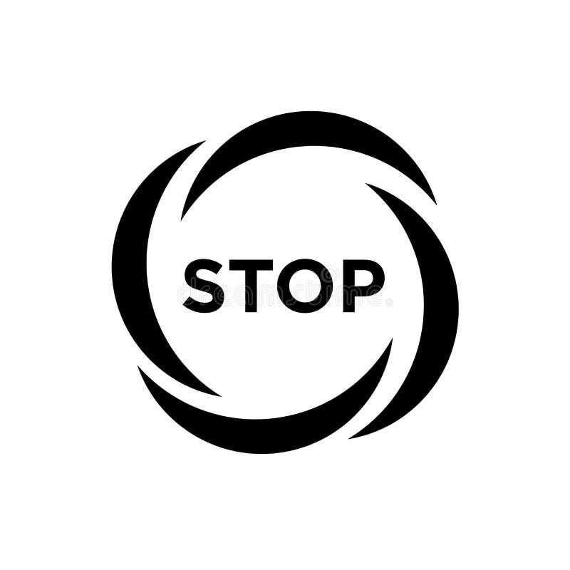 Stop Icon Vector Sign and Symbol Isolated on White Background, Stop ...
