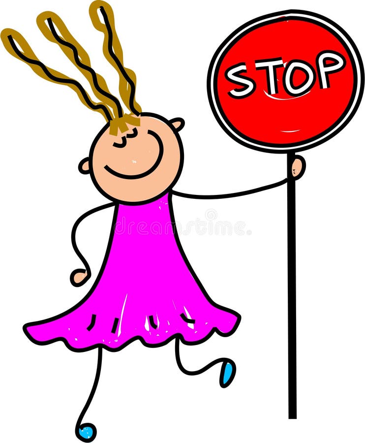 Stop Sign stock vector. Illustration of message, speeding - 31721