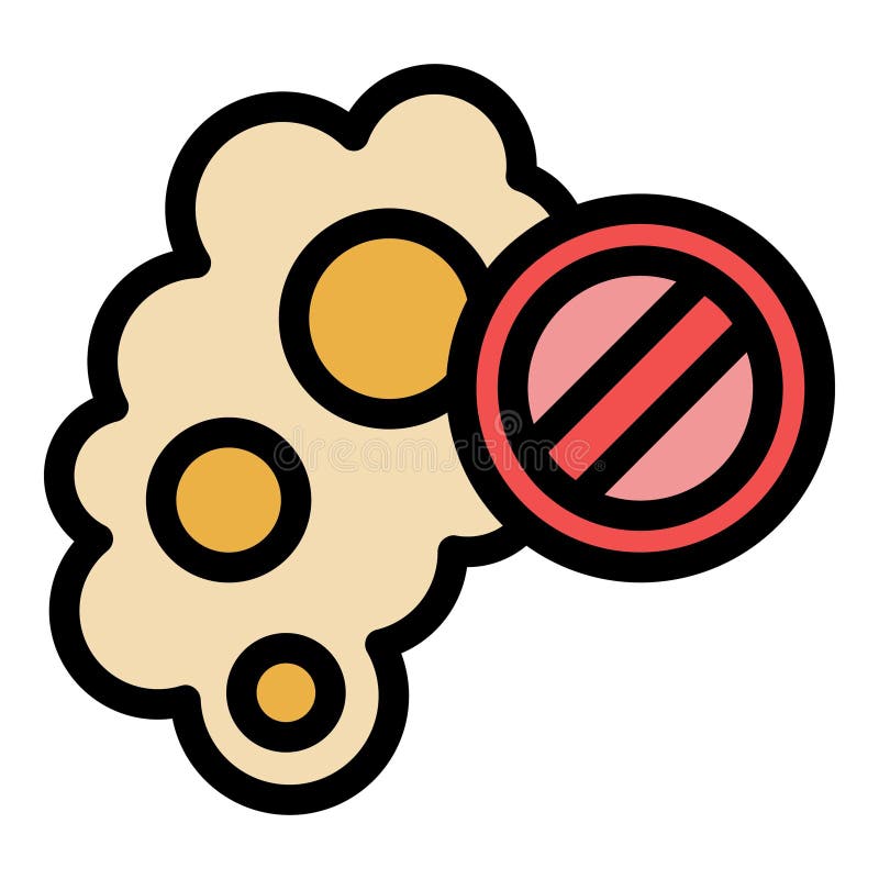 Stop Lactose Sign with Cheese Icon Outline Vector Stock Vector ...