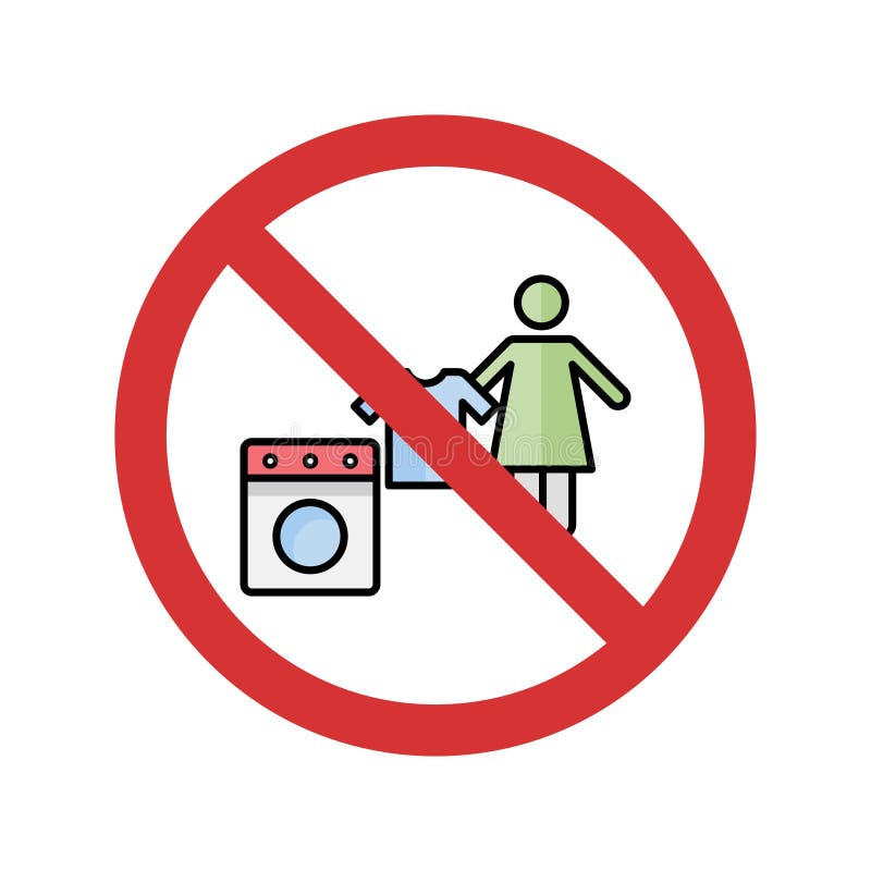 Stop Laundry Isolated Vector Icon Which Can Easily Modify or Edit ...
