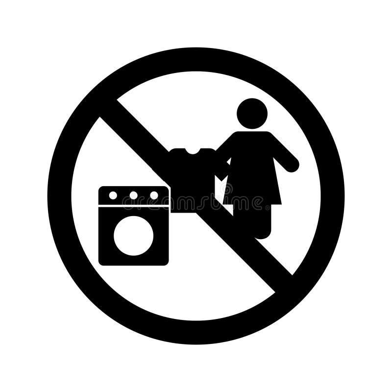 Stop Laundry Isolated Vector Icon Which Can Easily Modify or Edit Stock ...