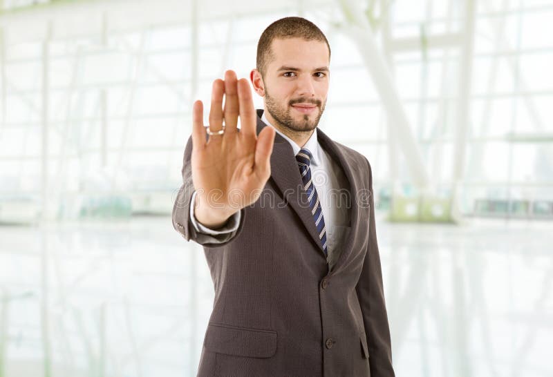 Stop man stock image. Image of facing, expression, smile - 151554833