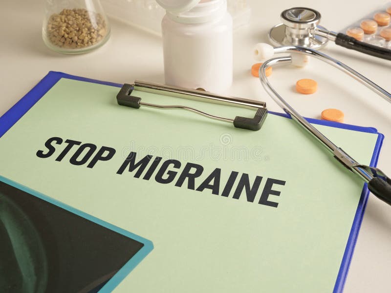 Stop Migraine is Shown Using the Text Stock Photo - Image of headache ... Stop Migraine is Shown Using the Text Stock Photo - Image of headache ...