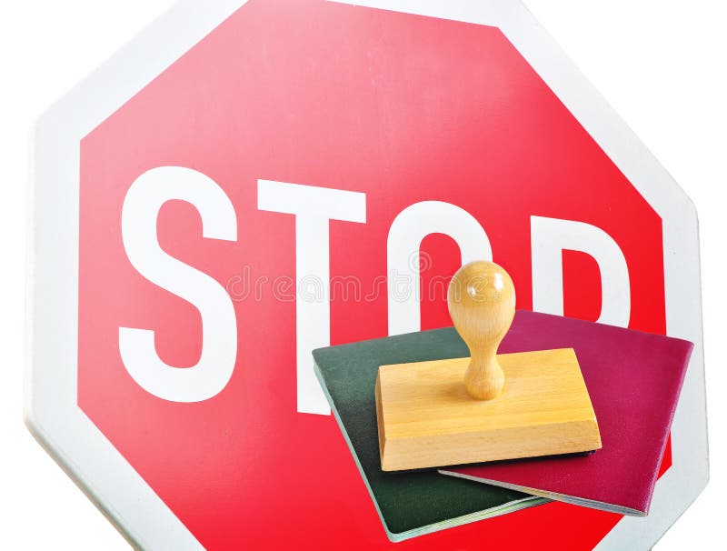 Stop migration refugees stock image. Image of migrants - 76401159