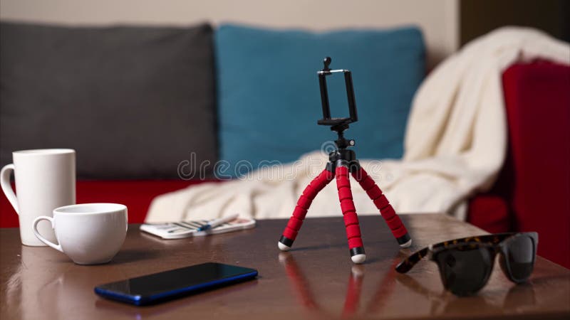 Stop Motion with Alive Phone Tripod Stock Footage - Video of ...