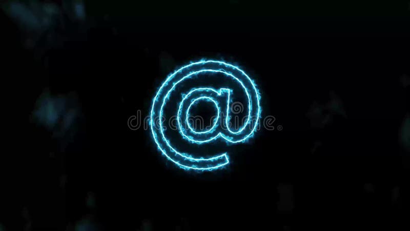 Stop Motion. the Blue at-sharp Icon Gradually Increases and Changes ...