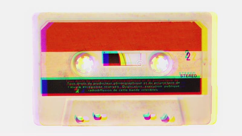 Stop Motion of Different Cassette Tapes Stock Footage - Video of ...