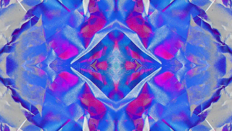 Stop Motion Effect, Low-fps Imitation. Abstract Digital Kaleidoscope ...