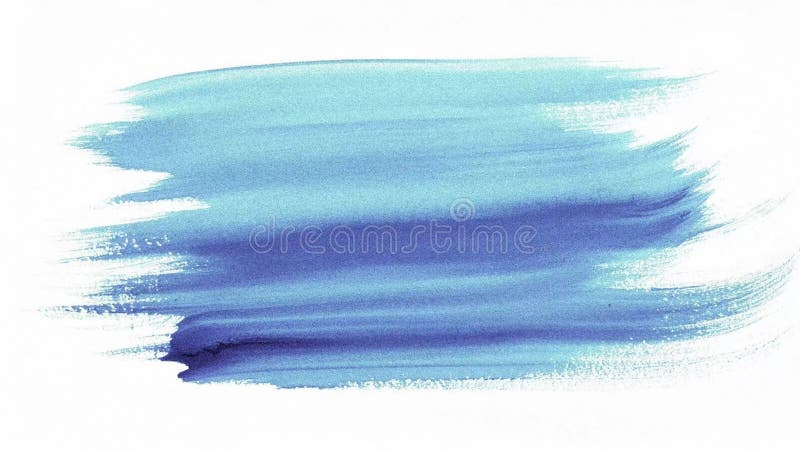 Stop Motion Animated Soft Blue Brush Strokes Forming an Artistic ...