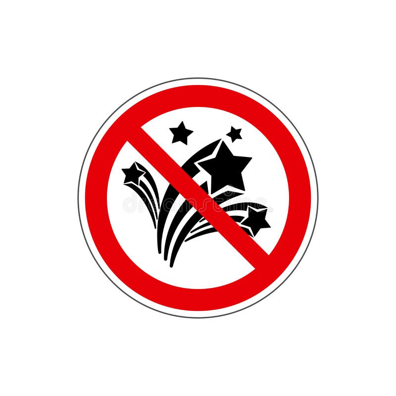 Stop Fireworks Stock Illustrations – 258 Stop Fireworks Stock ...
