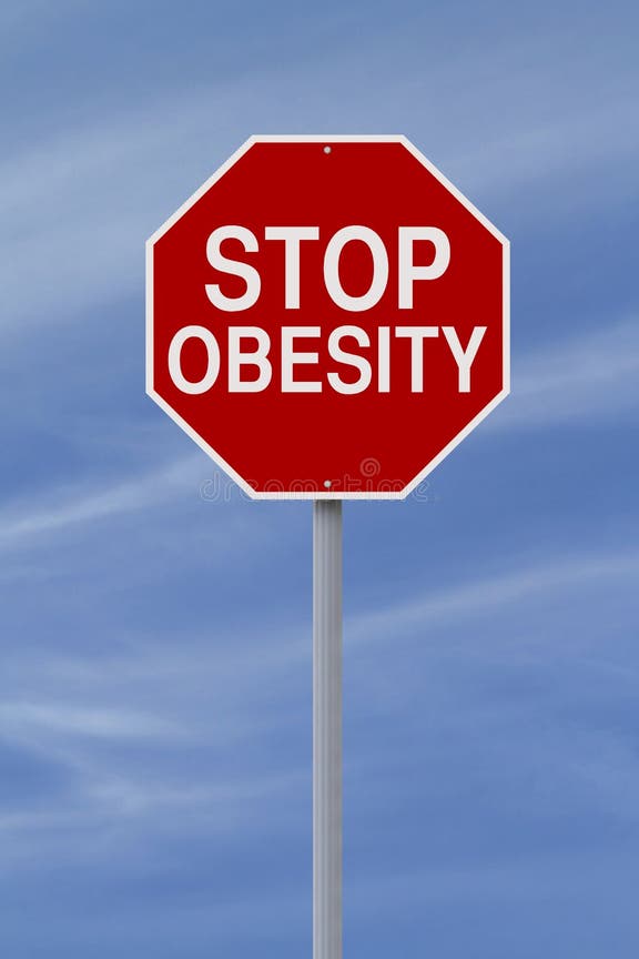 Stop Obesity stock photo. Image of obesity, blue, excess - 33430850