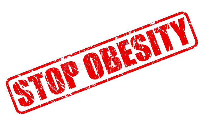 STOP OBESITY Red Stamp Text Stock Illustration - Illustration of ...