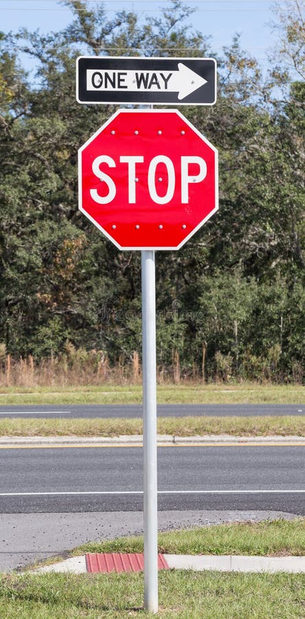 Stop Divided Highway Sign Stock Photos - Free & Royalty-Free Stock ...