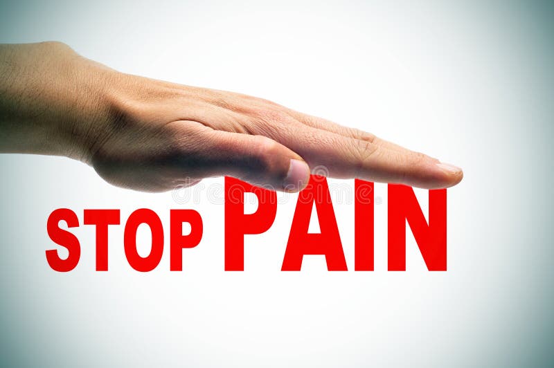 Stop pain stock photo. Image of ache, energy, care, injured - 28166258