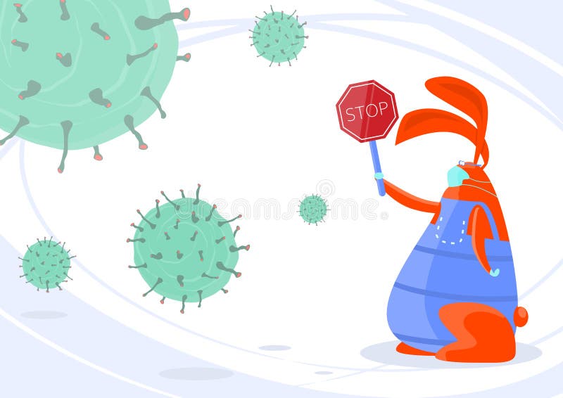 Stop Rabbit Stock Illustrations – 393 Stop Rabbit Stock Illustrations ...