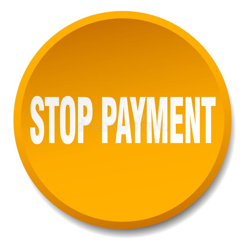 Stop payment stamp stock vector. Illustration of retro - 137023713