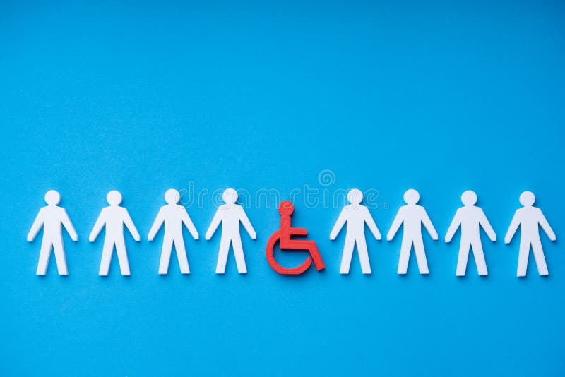 Stop People Discrimination with Disability Stock Photo - Image of ...