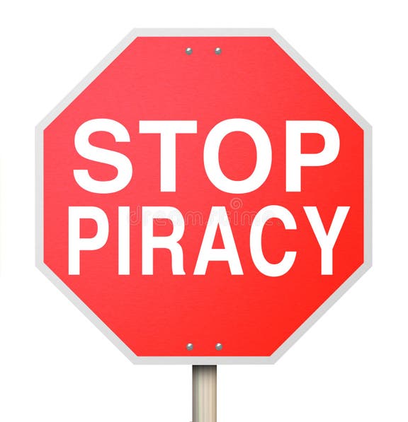 Stop Piracy Illegal File Sharing Internet Torrent Websites Stock ...