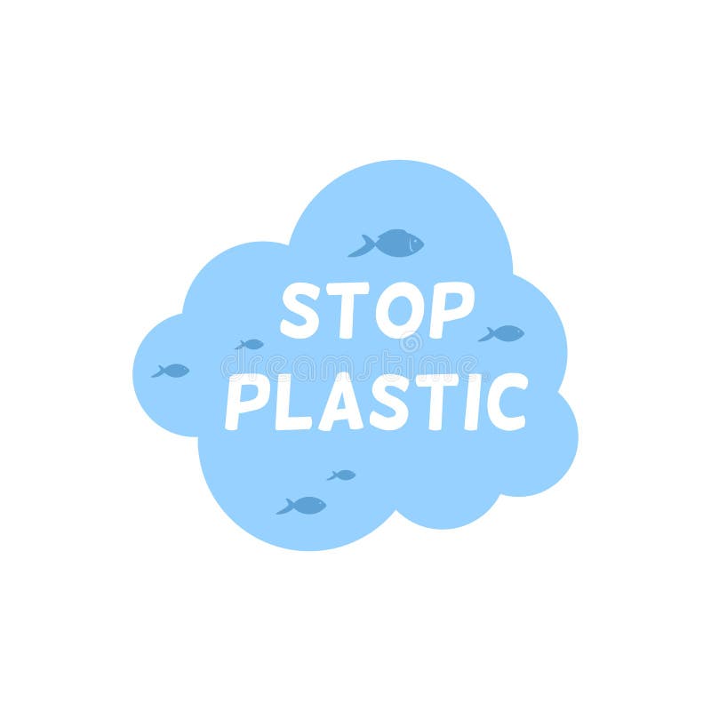 Stop Plastic Campaign. No Plastic Campaign Vector Stock Vector ...