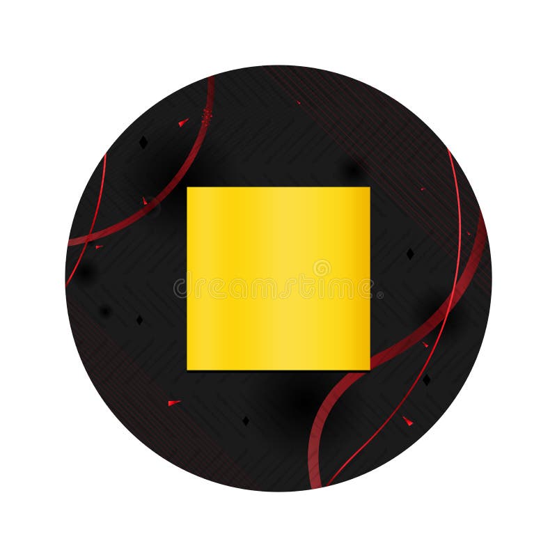 Stop Play Icon Elegant Black Round Button Stock Vector - Illustration ...