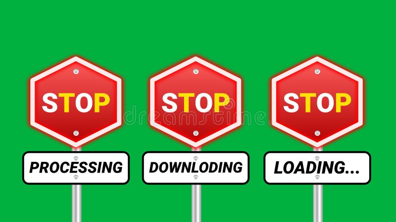 Stop Processing Stock Illustrations – 322 Stop Processing Stock ...