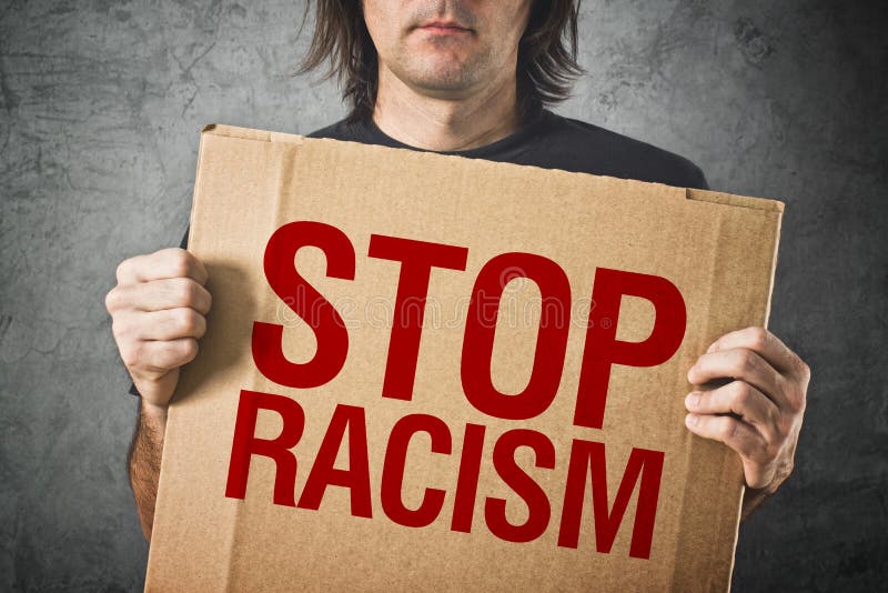 Stop Racism, Conceptual Image Against Intolerance and Discrimination ...