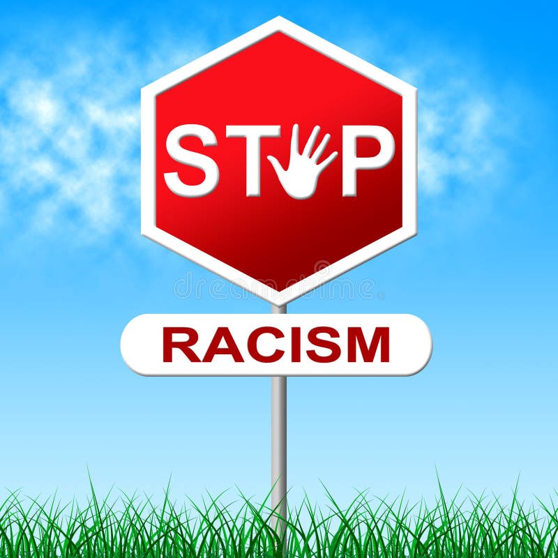 Stop Racism International Day Poster With Interracial Men Characters ...