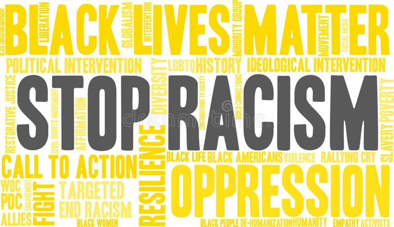 Stop Racism stock illustration. Illustration of racism - 49069528