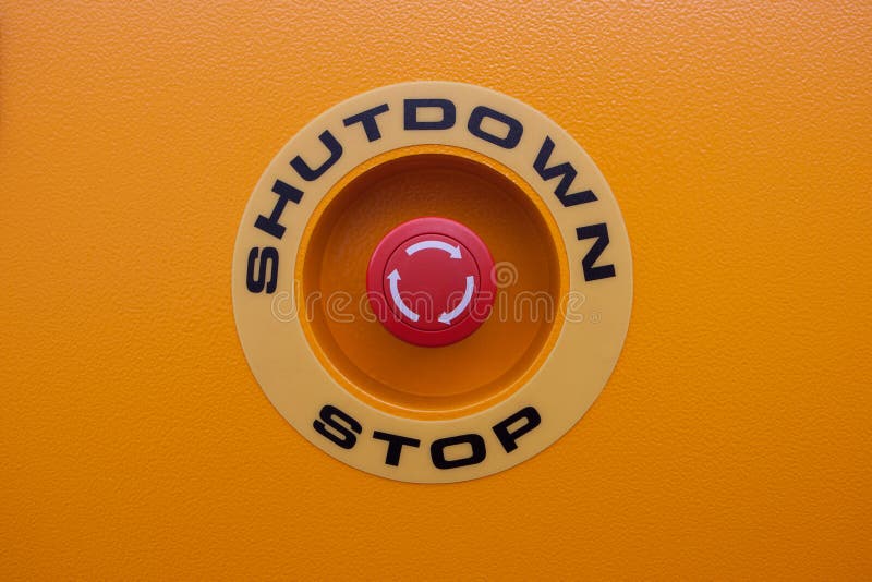 Stop red button stock image. Image of button, help, scratched - 19639677